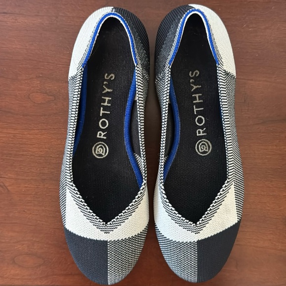 Rothy's | Shoes | Rothys Buffalo Plaid Black Ballet Flat | Poshmark